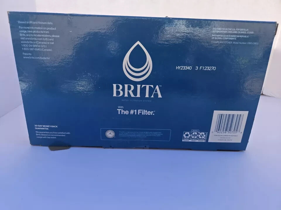 Brita Medium 10 Cup Water Filter Pitcher With Standard Filter Bpa Free Marina | eBay