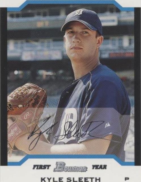 2004 Bowman - First Year Kyle Sleeth #210 Uncirculated Silver /245 (RC ...