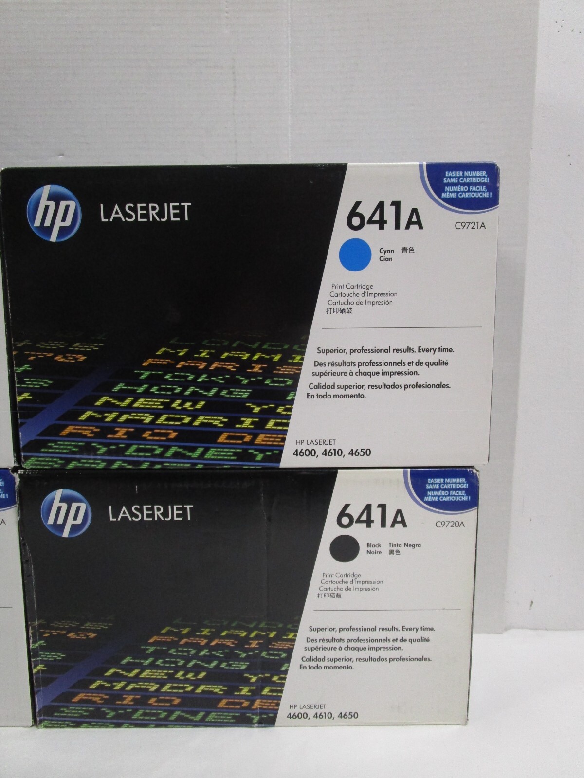 GENUINE HP 641A LJ TONER SET C9720A C9721A C9722A C9723A NEW SEALED ...
