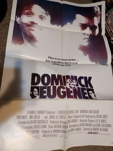 1988 DOMINICK & EUGENE vintage movie poster Ray Liotta Tom Hulce Jamie ...