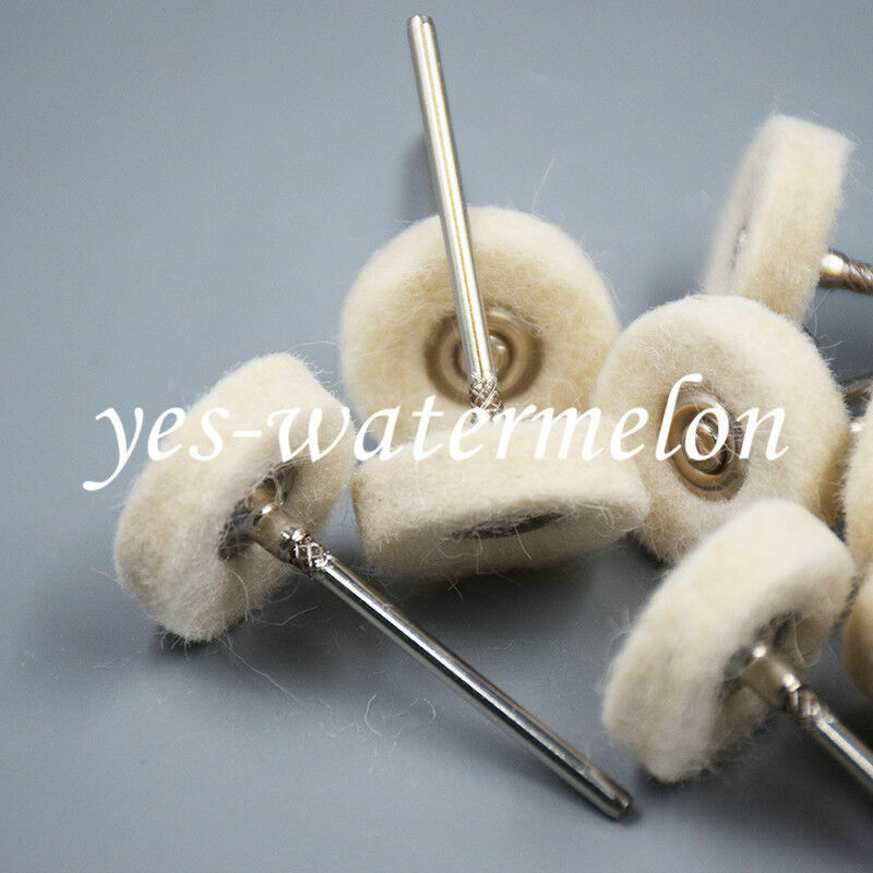 10 Pcs Lab Dental Wool Polishing Buffing Wheels Burs For Rotary Tool ...