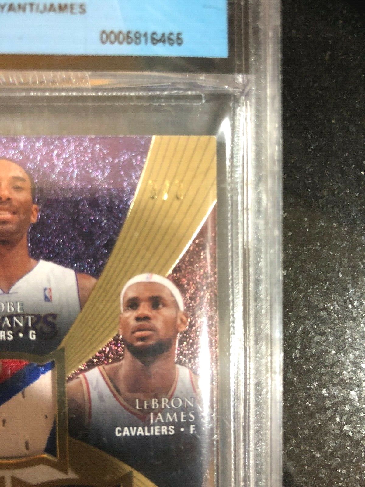 2007-08 Exquisite Collection Trios Patches Gold Kobe/Garnett/LeBron 3/3 ...
