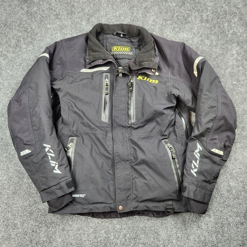 KLIM Keweena Parka Mens Medium Black Jacket Snowmobile Gortex Vented Zip Pockets | eBay