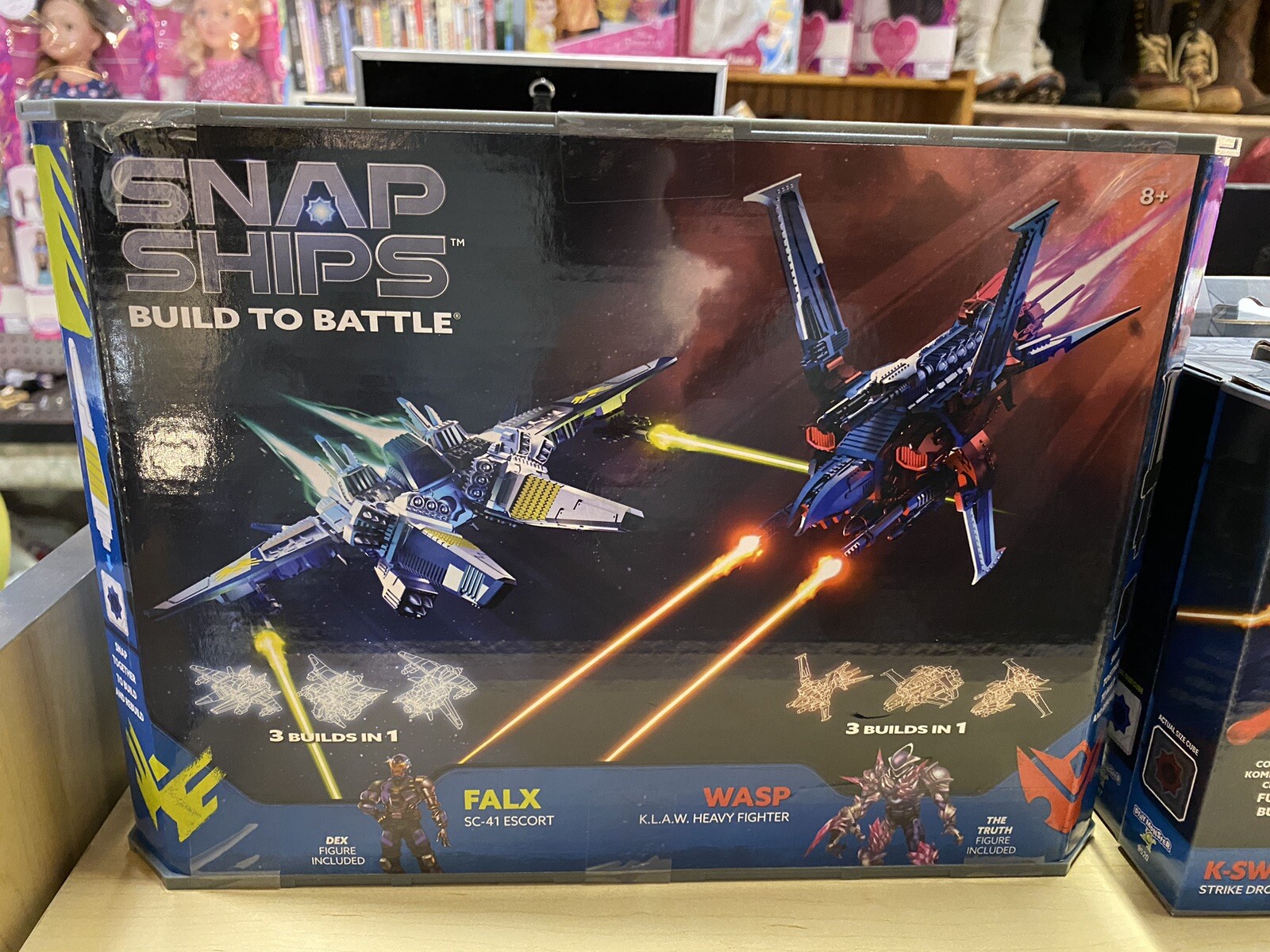 PlayMonster Snap Ships Build to Battle Falx Sc41 ESCORT Wasps Klaw ...