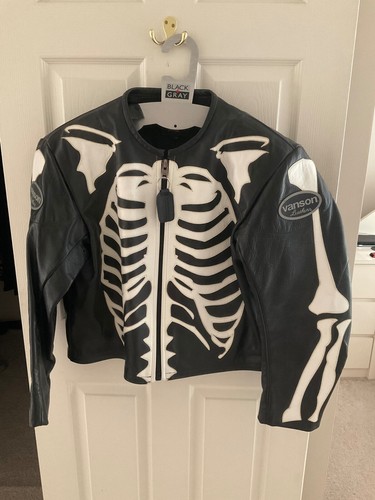 VANSON Leathers Bones Flat-Track jacket - NOT the Supreme Edition | eBay