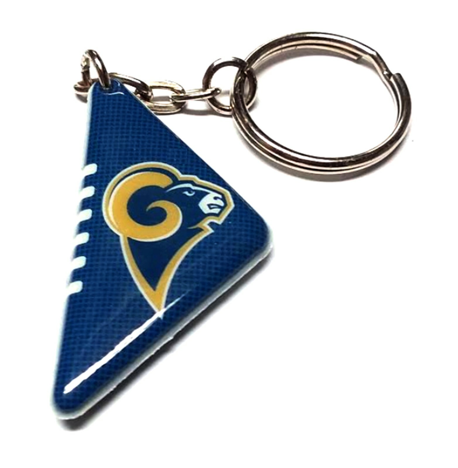 LOS ANGELES RAMS KEYCHAIN BALL SOFT PADDED TWO SIDED NEW NFL CHARM PULL ...