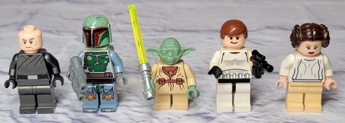 Lego 5 Minifig Lot | General Pryde | Boba Fett | Yoda | Han Solo ...