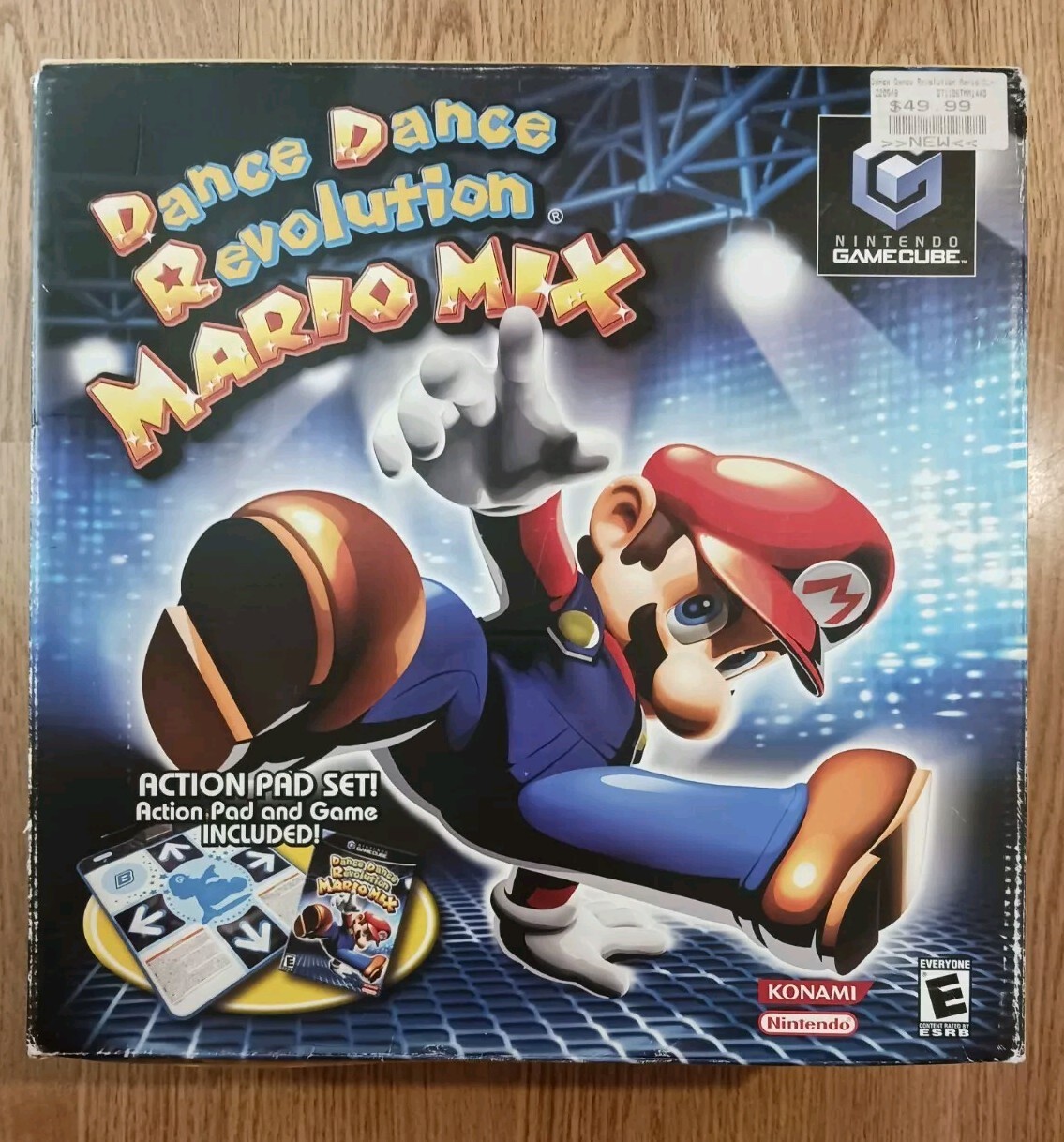 Dance Dance Revolution Mario Mix Bundle GameCube Mat Pad Controller ...