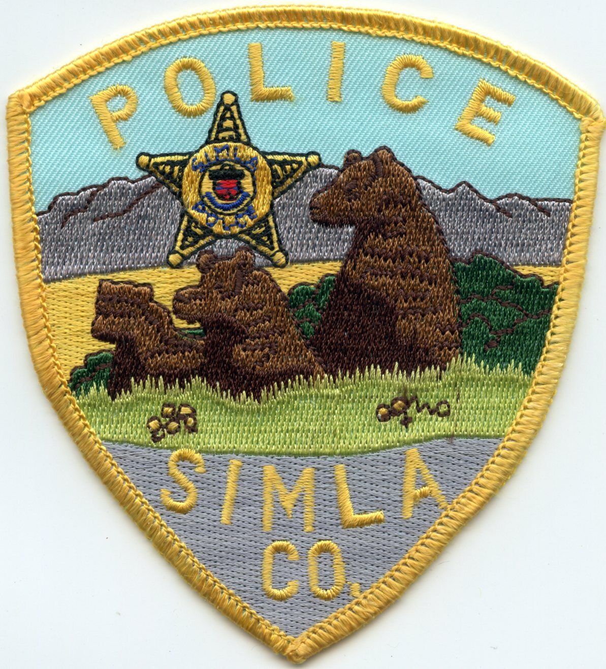 SIMLA COLORADO CO POLICE PATCH | eBay