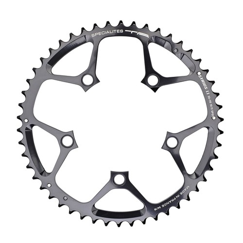 Spécialités TA Syrius 110pcd 10/11 Speed Chainring, Black 51t Outer ...