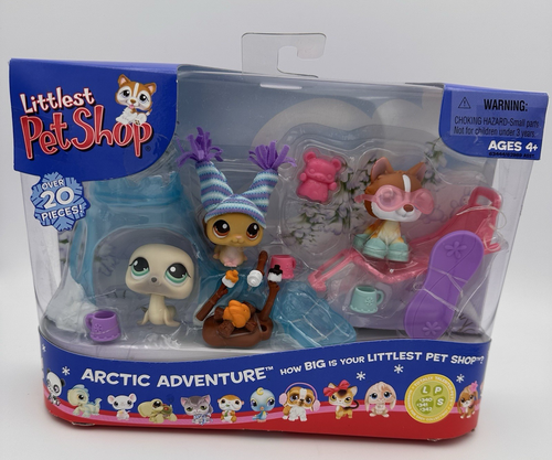 Littlest Pet Shop Arctic Adventure Set 2007 NIP New #340, #341, #342 ...