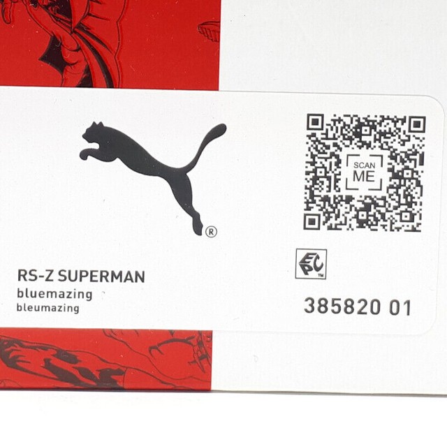Size 9.5 - PUMA RS-Z x Superman Blue 2022 for sale online | eBay