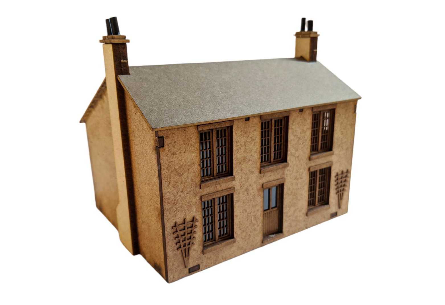 Acorn House Laser Cut Scratch Aid Layout Kit 00 Gauge 4mm Model Railway ...