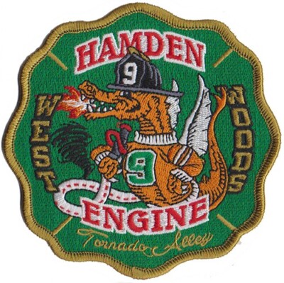 Hamden , Ct Engine 9 Tornado Alley - West Woods NEW Fire Patch | eBay