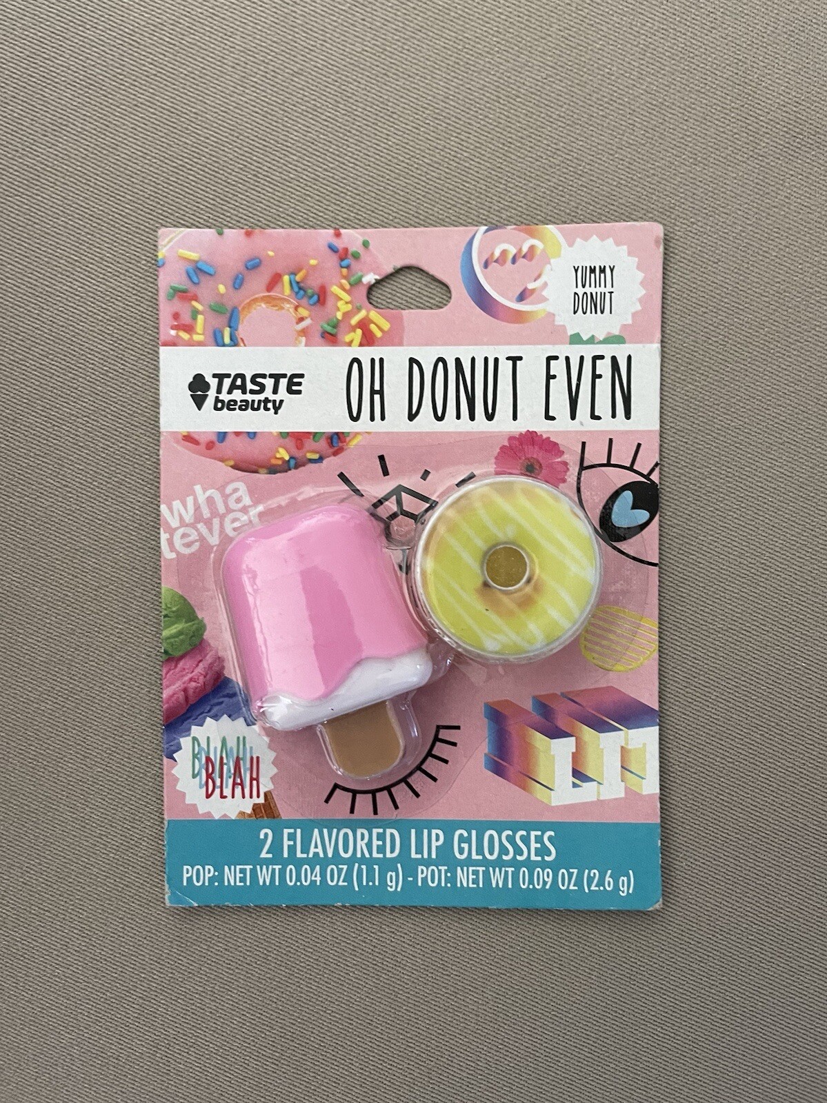 Oh Don’t Even~Set Of TWO Donut & Popsicle Flavored Lip Glosses, New In ...