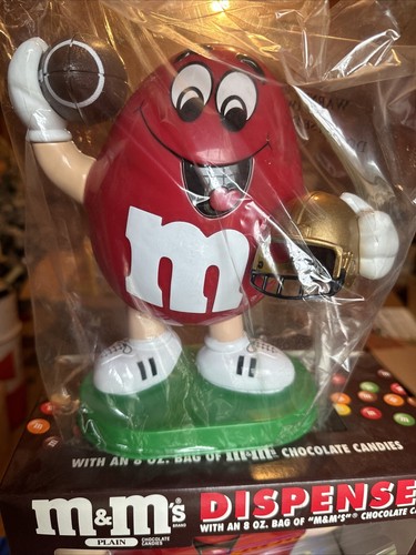 M&M Football Dispenser Red New | eBay