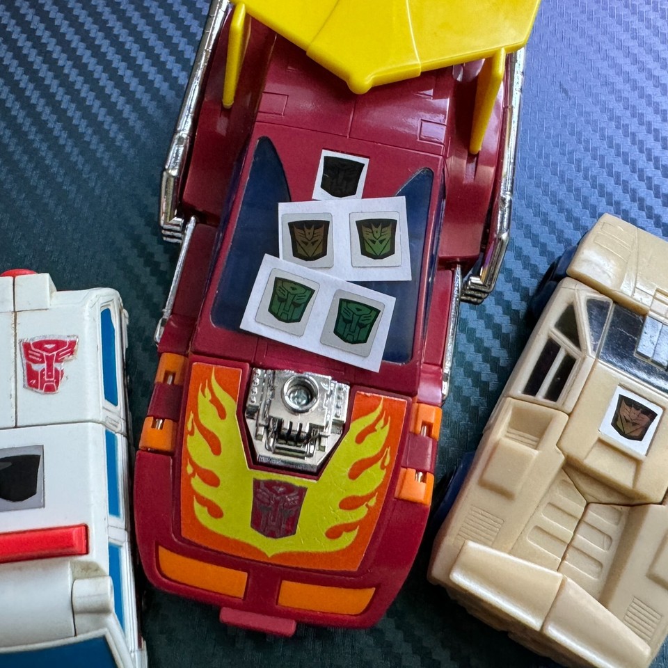 Transformers G1 4 Rubsign Stickers - Autobots & Decepticons Rub Sign ...