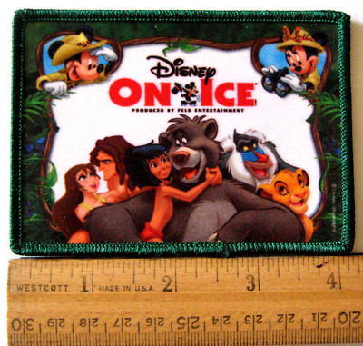 Patch Badge DISNEY ON ICE SHOW - TARZAN JUNGLE BOOK LION KING MICKEY ...