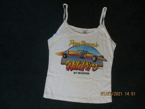 Drag Racing Memorabilia. Ladies Tank Top. Large. Wildfire Jet Dragster ...