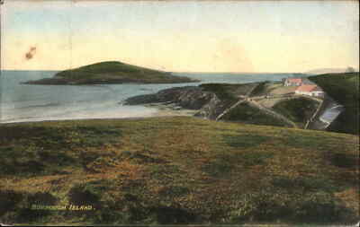Burrough Burgh Island Devon Panoramic View c1910 Vintage Postcard | eBay