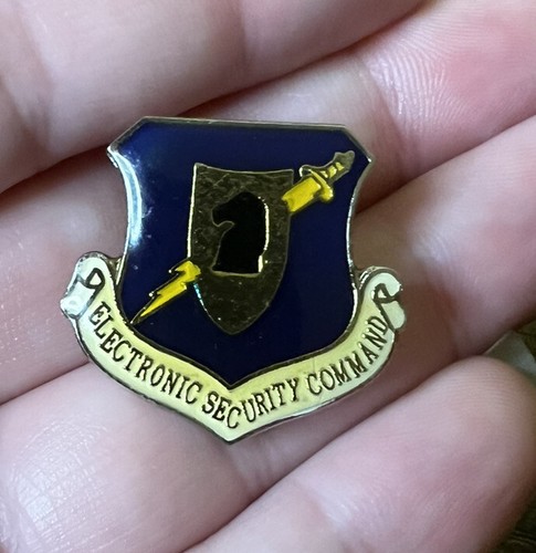 Vintage USAF ELECTRONIC SECURITY COMMAND HAT PIN Military | eBay