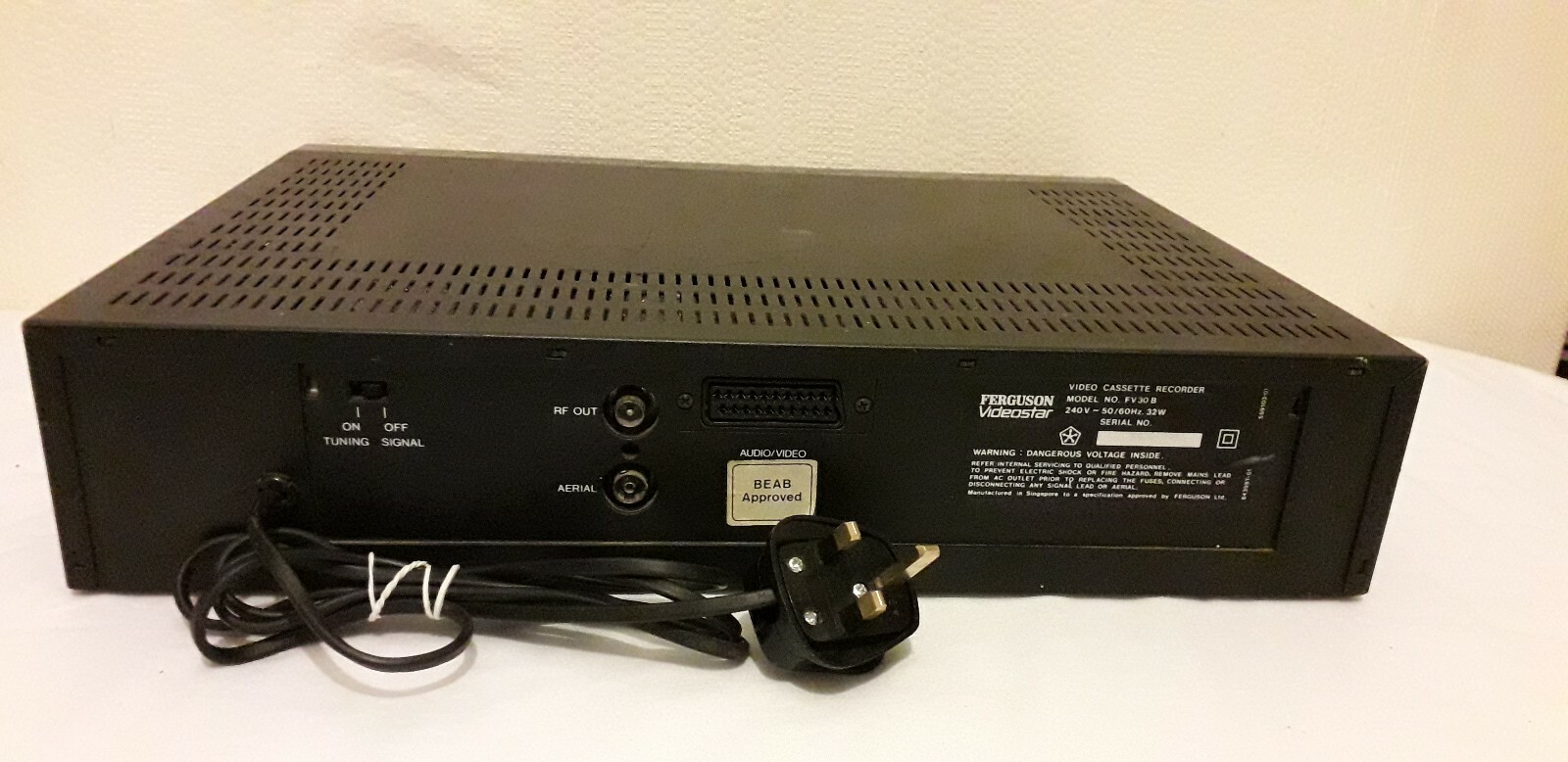 Ferguson Videostar FV30B Vintage VHS Video Cassette Recorder | eBay