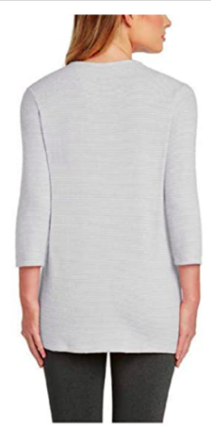 Matty M Ladies Gift Knot Striped Top Lavender Heather GREY,SMALL)NWT | eBay