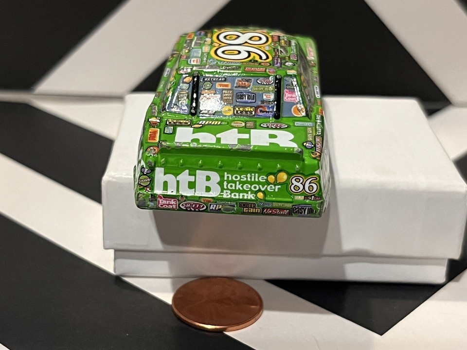 Disney Pixar Movie Cars HTB Hostile Takeover Bank #86 Car Chick Hicks ...