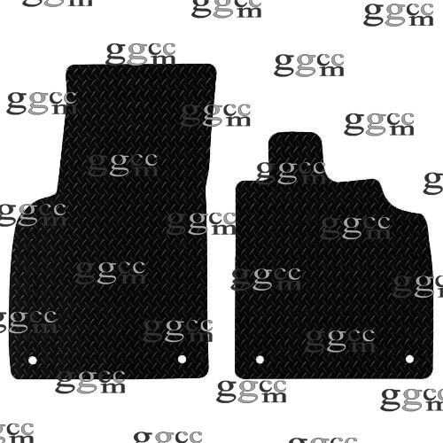 FOR AUDI R8 2015 & ONWARDS TAILORED BLACK RUBBER CAR FLOOR MATS. (2 PCS ...
