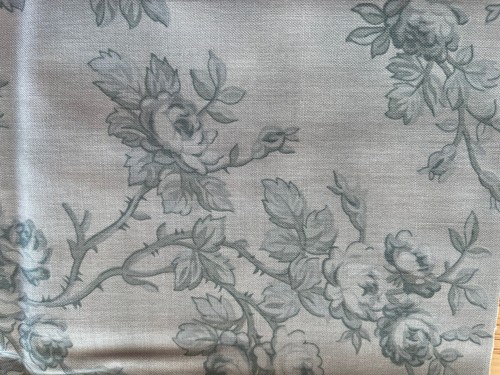 Robyn Pandolph Sentimental Journey Floral Blue Vintage Quilting Fabric ...