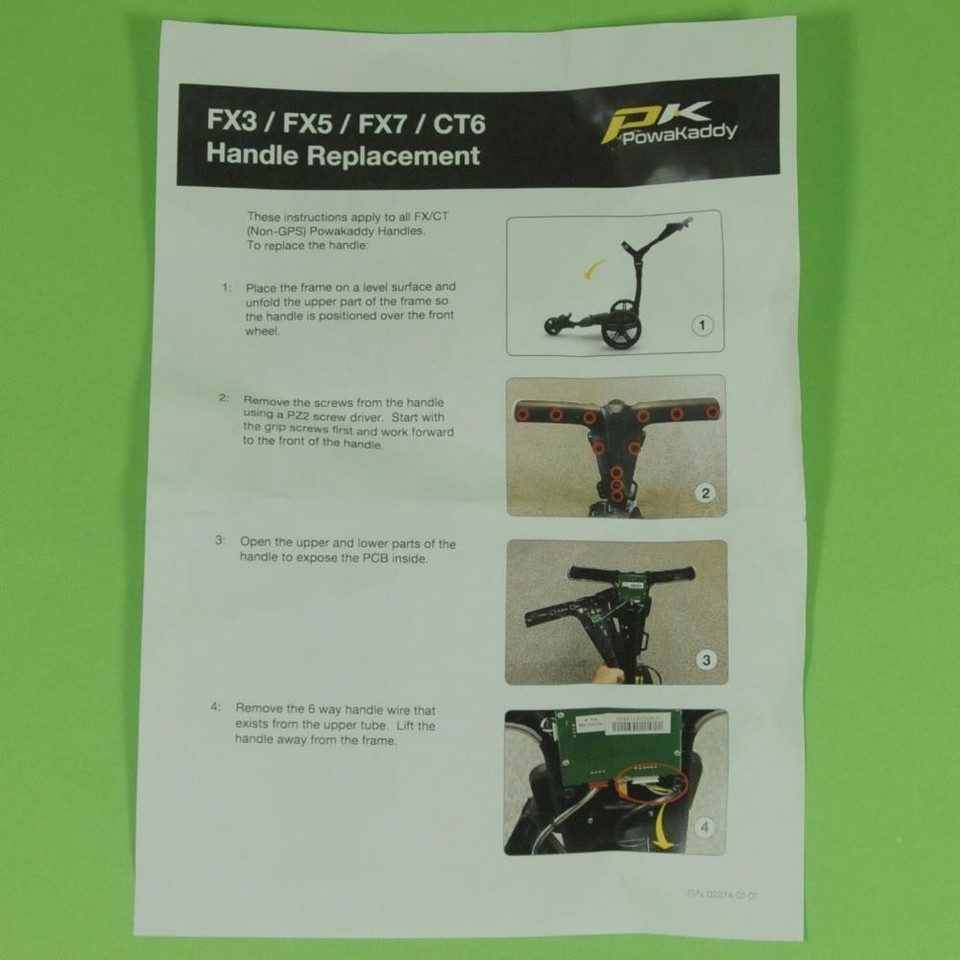 Genuine Powakaddy FX3 Handle Replacement Kit Brand New | eBay UK