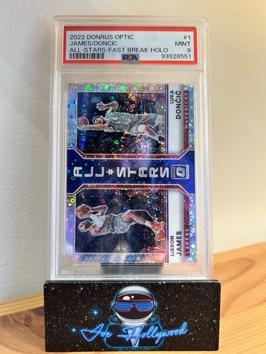 2022 Donruss Optic James/Doncic All-Star-Fast Break Holo #1 PSA 9 | eBay