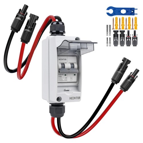 30 Amp Solar Panel Disconnect Switch,Miniature Circuit Breaker 550V ...
