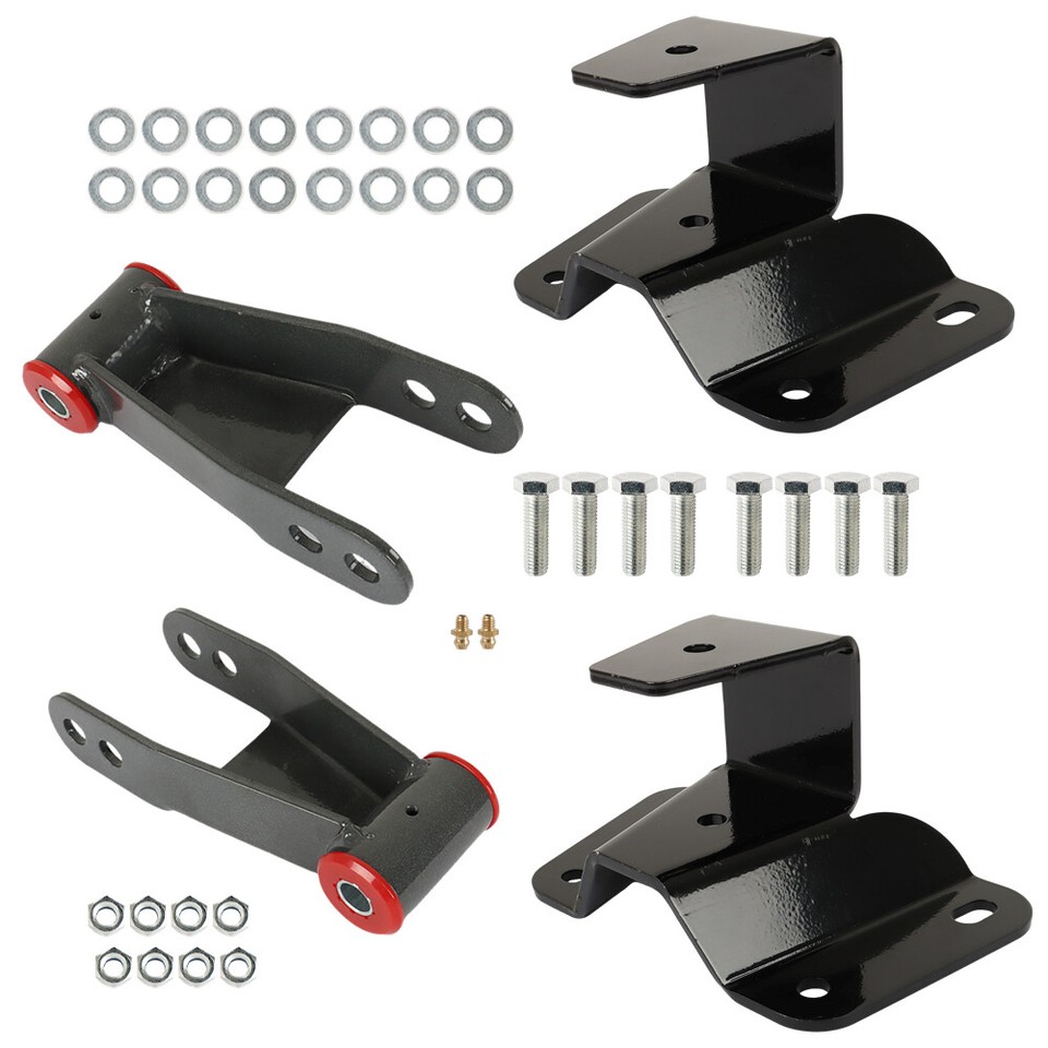 4" Drop Kit Leveling Lowering Shackles Hangers For Ford F150 F100 1973 ...