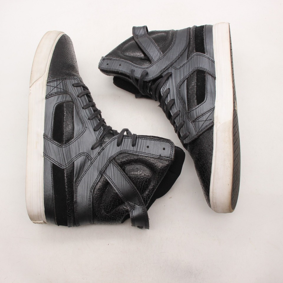 Supra Skytop 2 Men's Size 13 High Cut Black Sneakers Lace Up | eBay