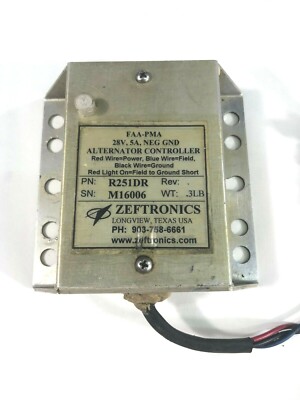 Zeftronics Alternator Controller P/N: R251DR 28V | eBay