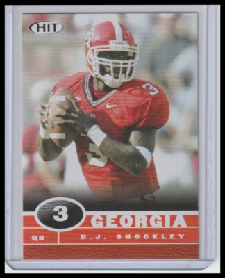 2006 D.J. Shockley Sage HIT Football #3 Georgia Bulldogs | eBay