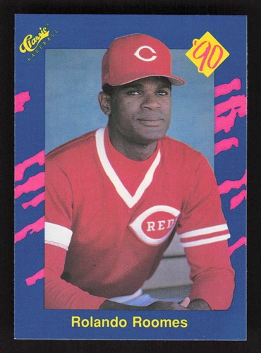 1990 Classic Blue #38 Rolando Roomes Cincinnati Reds | eBay
