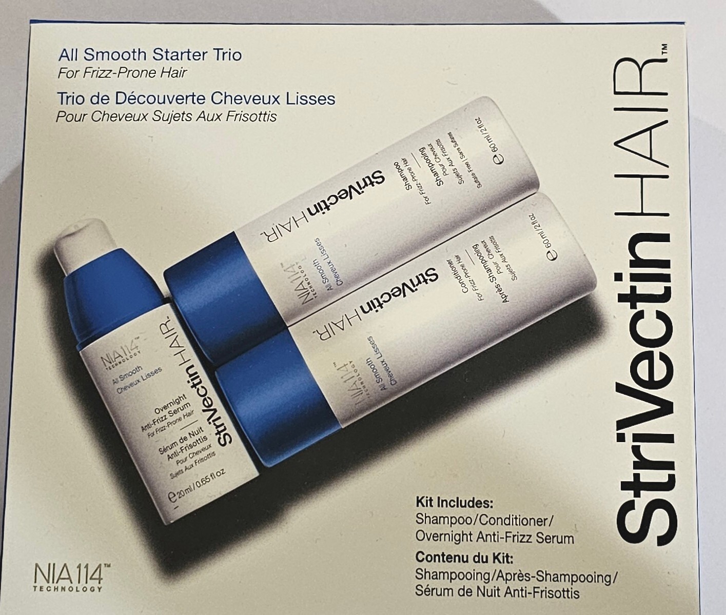STRIVECTIN ALL SMOOTH STARTER TRIO FOR FRIZZ-PRONE HAIR 3-PIECE SET ...