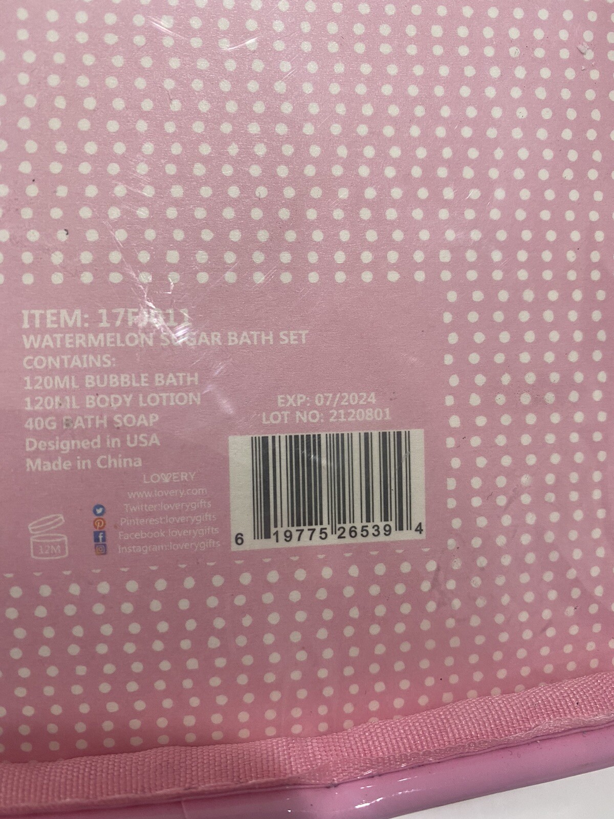 Girls Gift Set Kids Bubble Bath Spa Bag - 5 Piece Bath Set Bag with ...