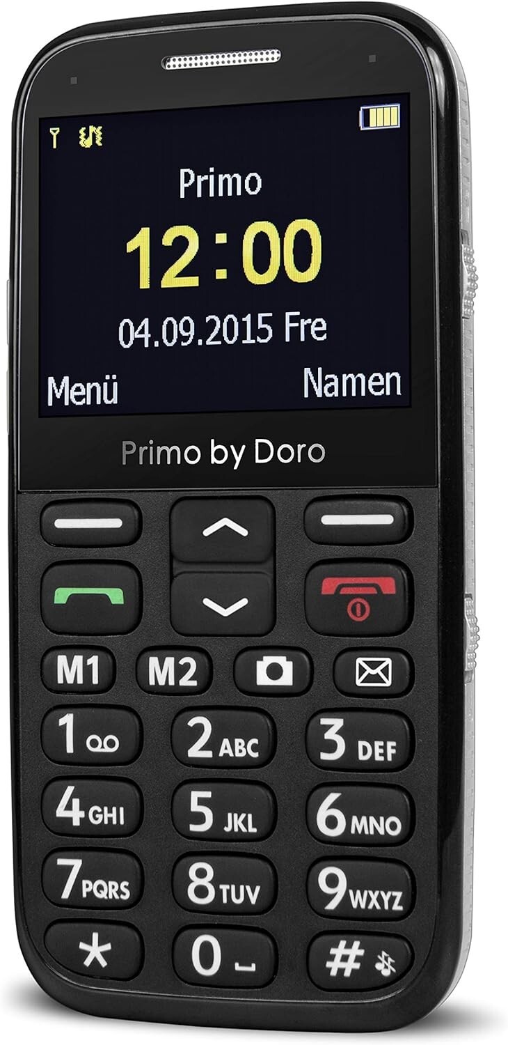 Doro Primo 366 Seniorenhandy in Schwarz Handy ohne Vertrag Sim-Lock für ...