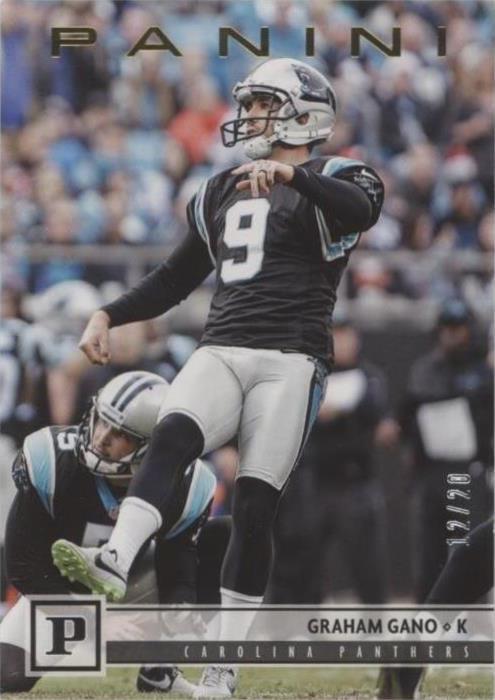 2018 Panini - Graham Gano #47 Gold Knight /20 for sale online | eBay