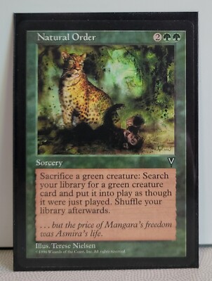 MTG - Natural Order - Visions - NM To LP - Rare | eBay