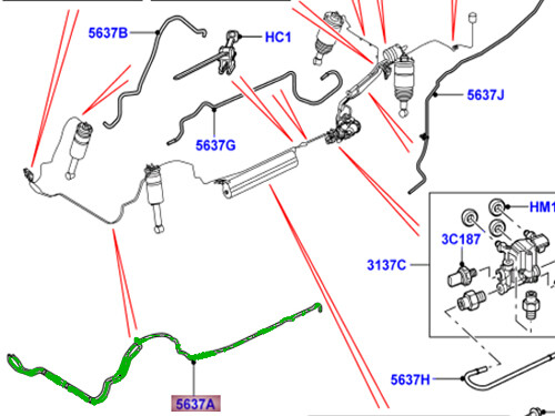 Land Rover LR014977 Genuine OEM Factory Original Tube ASSY for sale ...