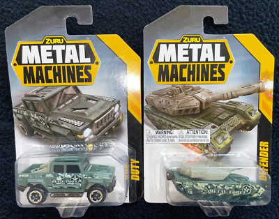 ZURU Metal Machines Diecast Car Toy LOT OF 2 DEFENDER & DUTY NEW | eBay