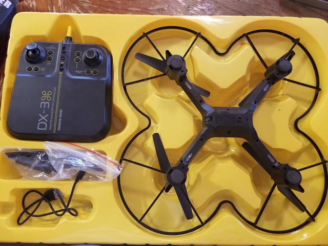 Sharper Image Dx-3 37cm Large Drone With Camera. Included for sale ...