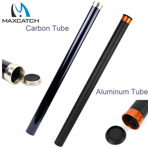 Maxcatch Carbon Fiber Rod Tube Case with Aluminum Cap – fits Any 9ft ...