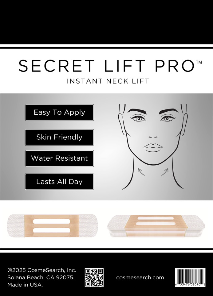 **3 Pack Special** Ultra Secret Lift Pro - Instant Neck Lift Pre ...