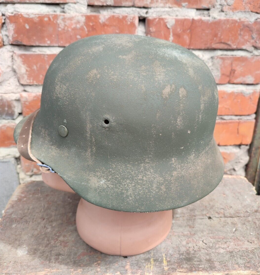 WW2 M40 German Helmet WWII M40 Combat helmet size 64 Free Shipping | eBay