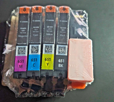 GENUINE Canon PGI-650+CLI-651 BK/C/M/Y Value Pack | eBay Australia